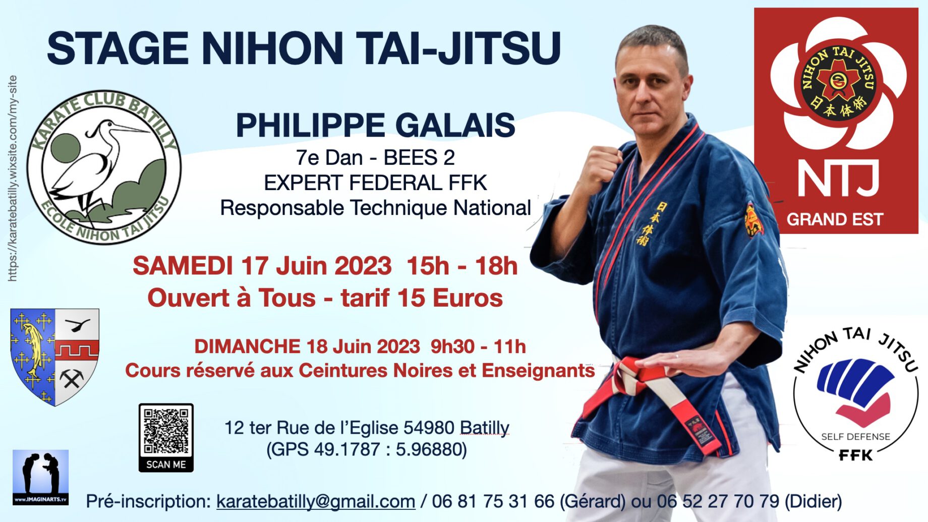 Stage Régional – Grand Est - Nihon Taï Jitsu